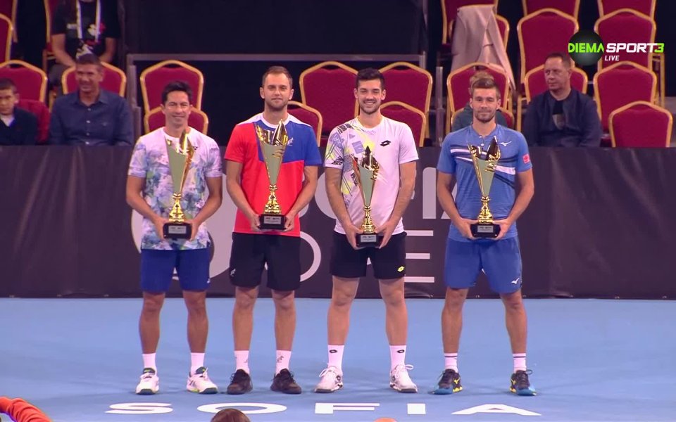 Sofia Open 2023 - церемония по награждаването на двойките - Тенис - Sofia Open - Gong.bg