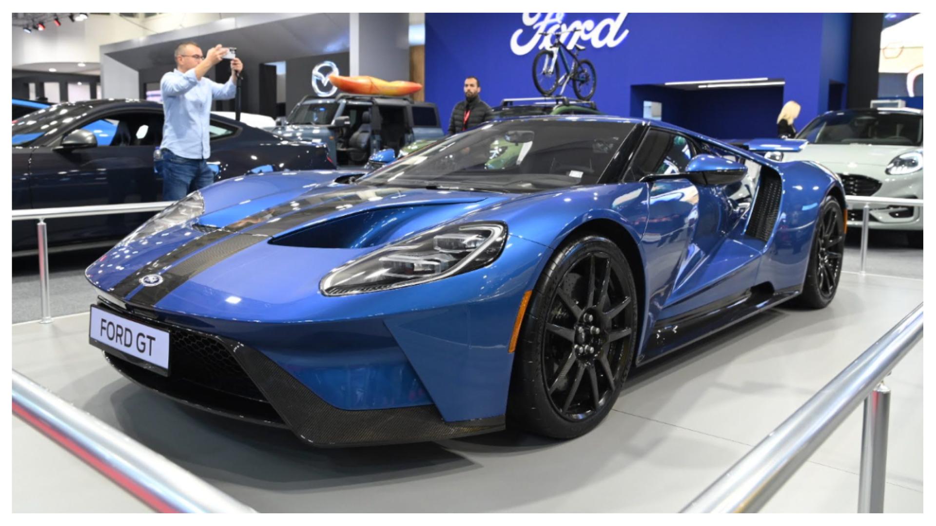 Най-скъпата и ексклузивна кола на автосалона в София: Ford GT с цена ...